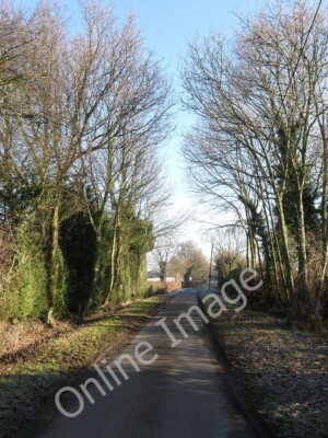 Photo 6x4 Rickney Road Hankham Linking the road junction at The Horns ...