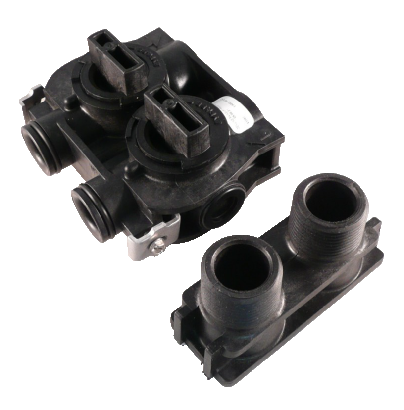 60049 Fleck Bypass Valve and 18706 1" Yoke -5600, 2510, 9000, 9100 ...