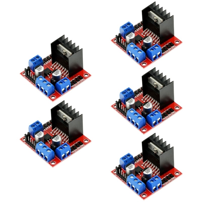 L298N H Bridge Motor Driver Board Intelligent Car Robot Breadboards ...