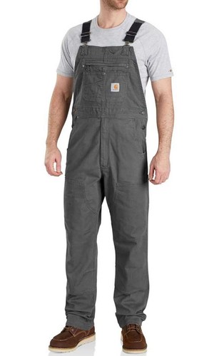 New! Men's Carhartt Rugged Flex Rigby Bib Overall, Gravel Color 40x30 ...