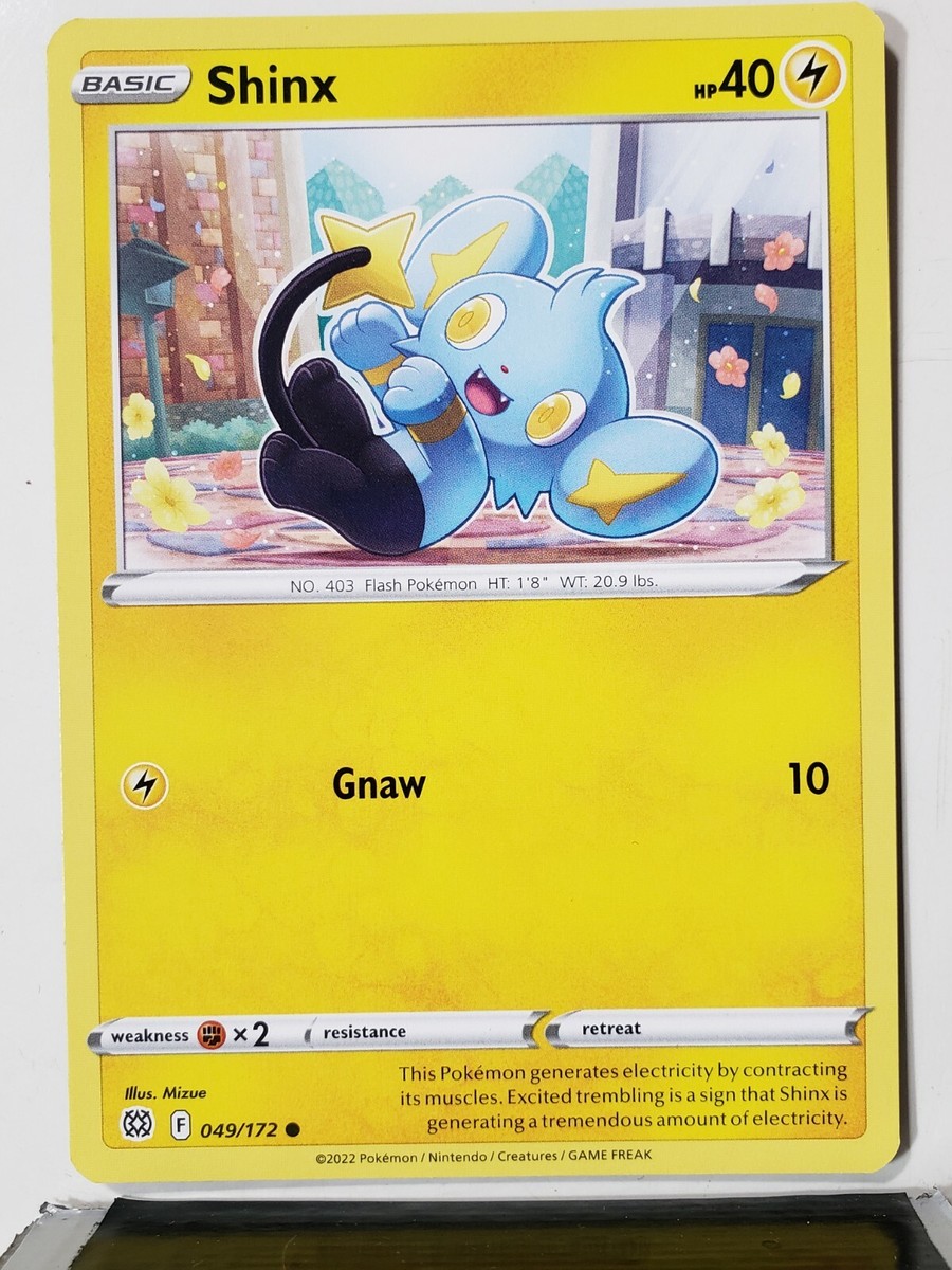 Shinx 049/172 - NM / M - Brilliant Stars Pokemon Card - $2 Shinx 049/172 - NM / M - Brilliant Stars Pokemon Card - $2