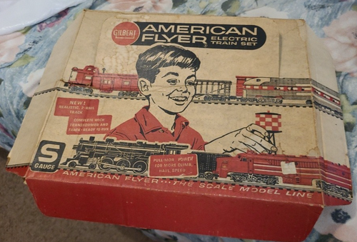 GILBERT AMERICAN FLYER VINTAGE ELECTRIC TRAIN SET - S GUAGE #20705 | eBay