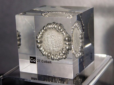 Acrylic Element cube - Cobalt Co - 50mm - 2 inches - for element ...