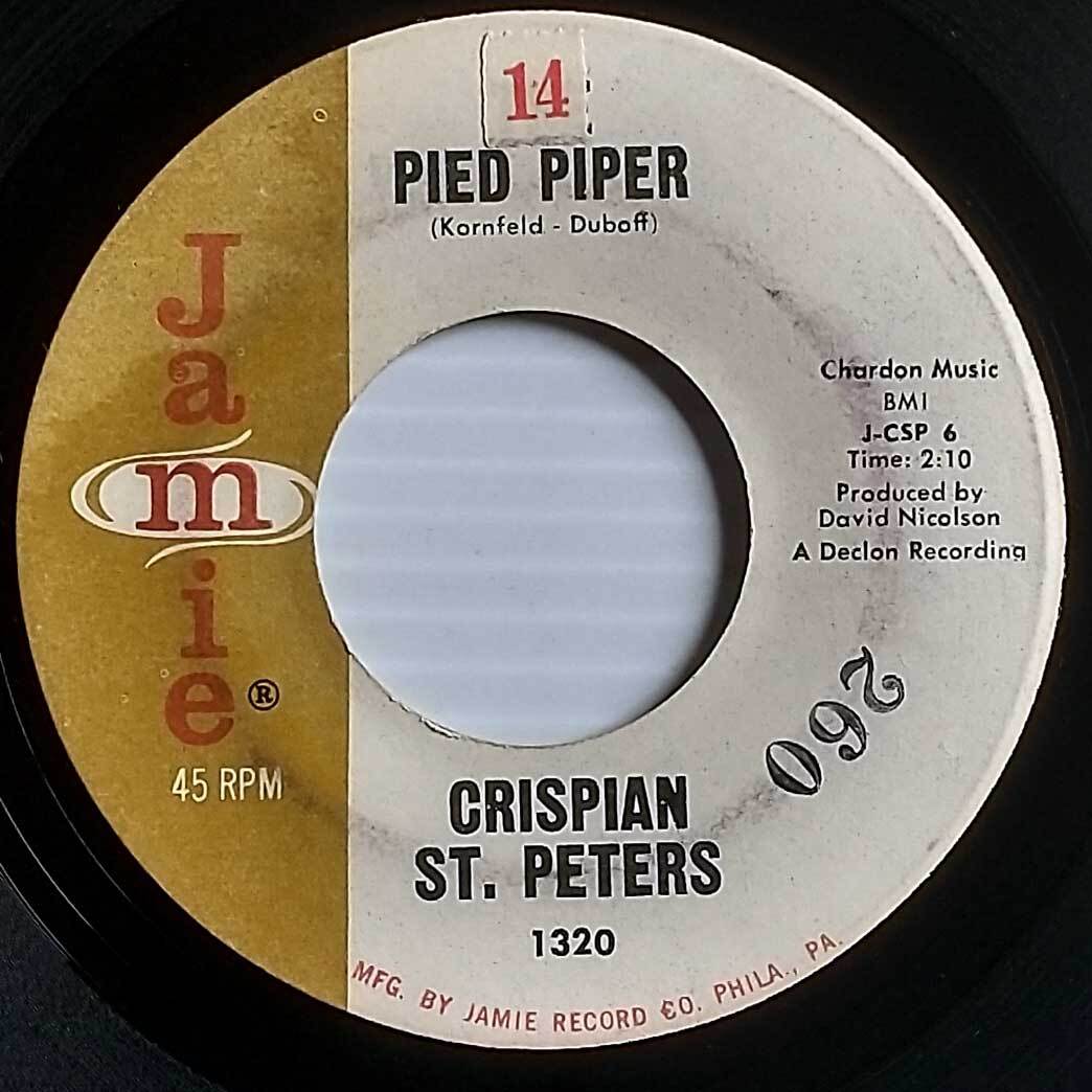 Crispian St. Peters - The Pied Piper / Sweet Dawn My True Love [7" 45 ...