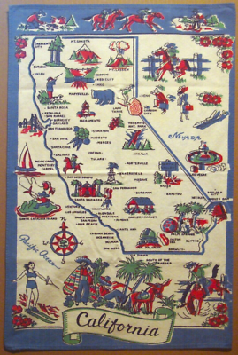 California Map With Tourist Attractions Southern California Tourist