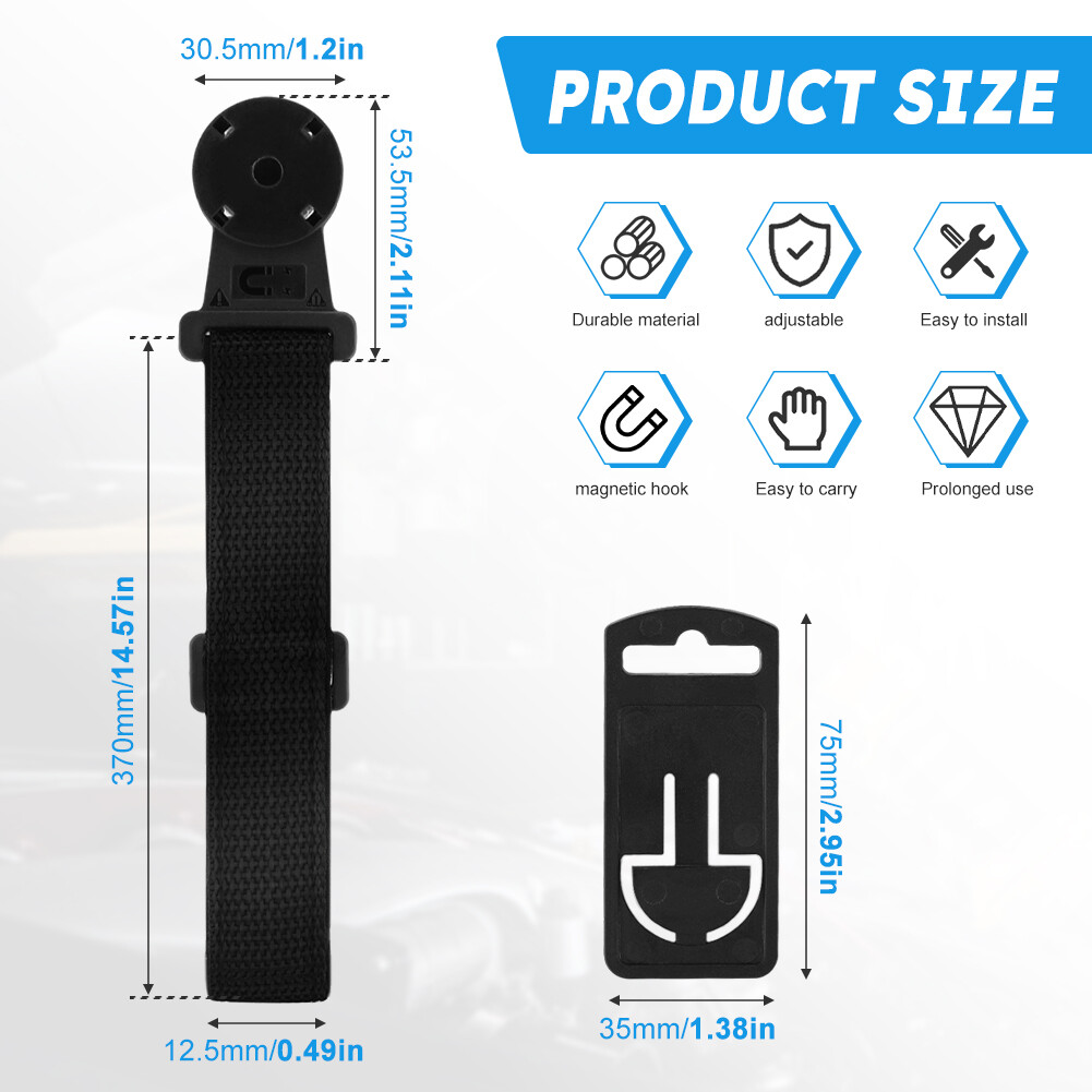 Work Universal Black For Digital Multimeter Portable Magnetic Hanging ...