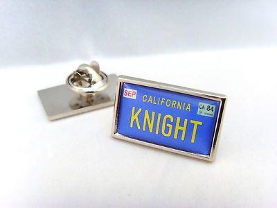 KNIGHT RIDER KITT CAR NUMBER PLATE LAPEL PIN BADGE TIE PIN GIFT | eBay