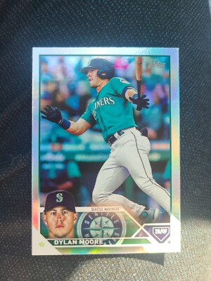 DYLAN MOORE MARINERS 2023 TOPPS UPDATE #US47 Silver | eBay