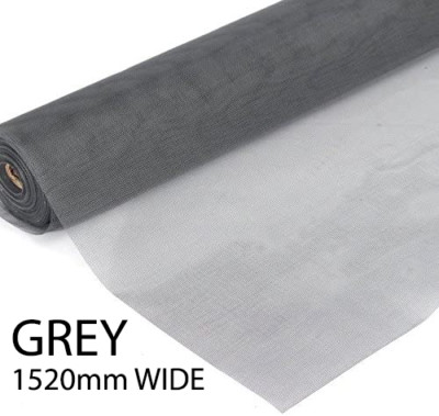 Grey Flyscreen Insect screens Fly Screen Buy Per Metre 1m - 25m x ...