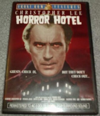 Horror Hotel - Christopher Lee - Horror Classic - Rare OOP DVD | eBay