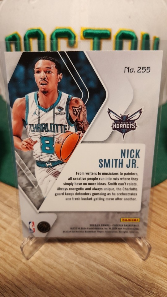 2023-24 Panini Phoenix Basketball Nick Smith Jr Rookie Card Red Ice ...