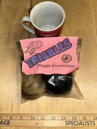 Star Trek 1967 TROUBLE WITH TRIBBLE Baby Black Blonde Tribble Museum ...