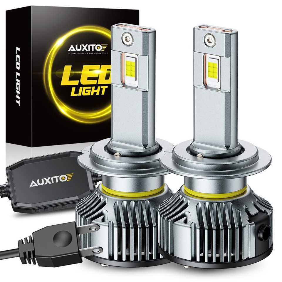 AUXITO H7 LED Headlight Bulb Kit High Low Beam 10000LM Super Bright ...