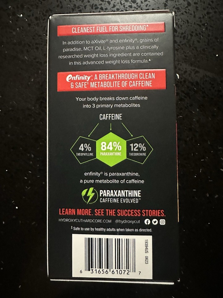 Hydroxycut Hardcore Liquid Heat Weight Loss Pills (60 Capsules) Exp 8/ ...