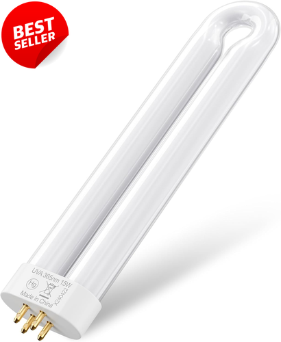 Replacement 15W Bug Zapper Light Bulb 4-Pin Base U Shaped for K15, X3 ...