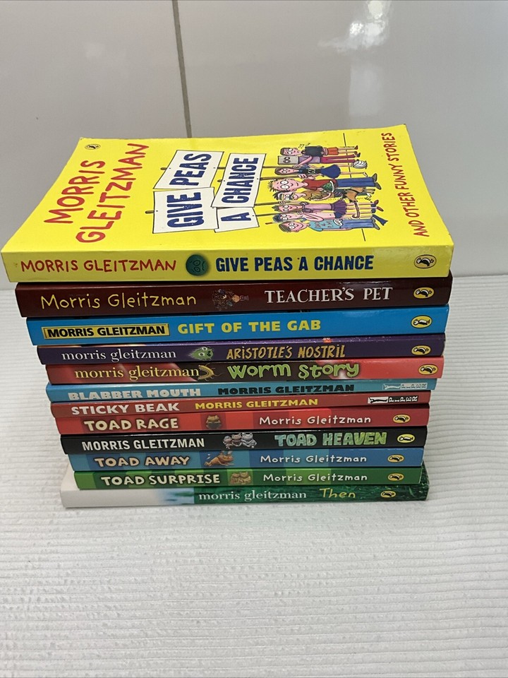 12 Morris Gleitzman Books Toad Away Blabber Mouth Worm Story Sticky ...