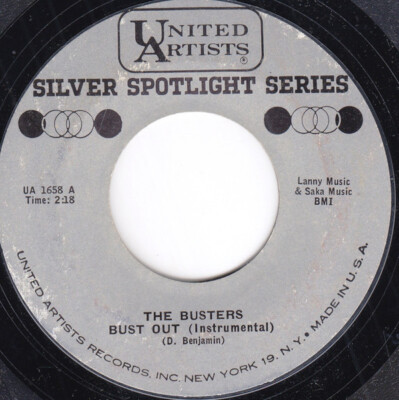 The Busters - Bust Out 0 7", RE UA 1658 Very Good Plus (VG+) | eBay