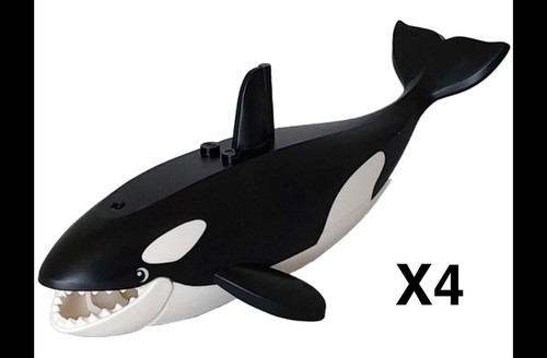 Lego Orca Killer Whale Ocean Animal x4 Pod Of Orcas | eBay