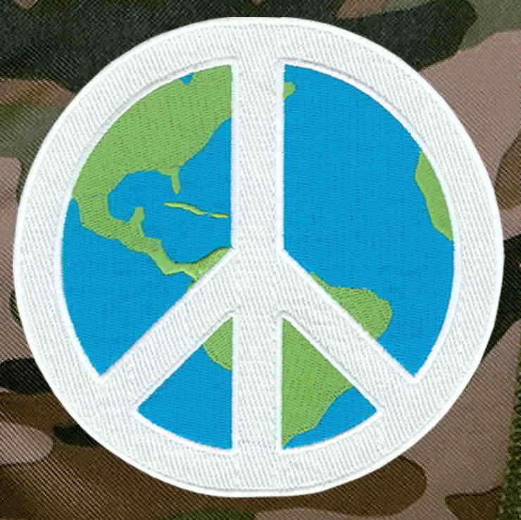 Peace Sign Lunch Bag CAMO World Peace Lunchbox Cooler ADJUSTABLE ...