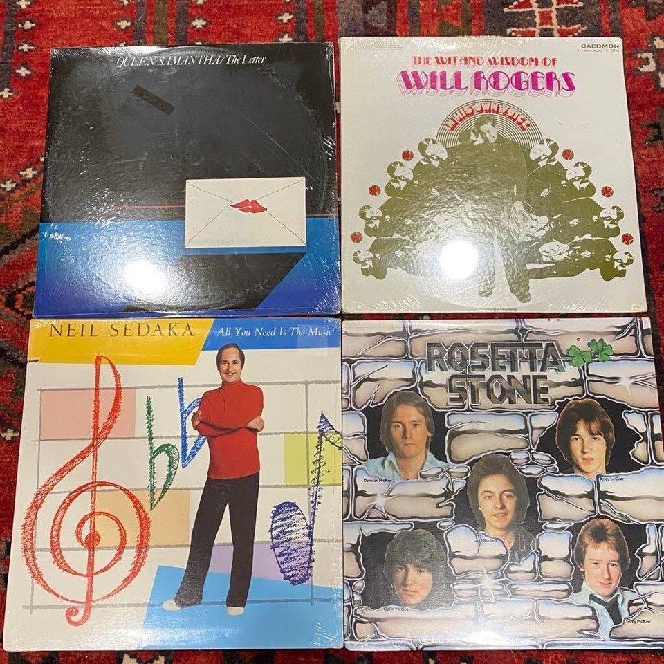 Lot of 15 Sealed 1970s & 1980s Rock Pop Vinyl Record LP Bundle ...