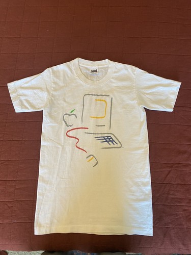 Youth Large Vintage Apple Computers T-shirt | eBay
