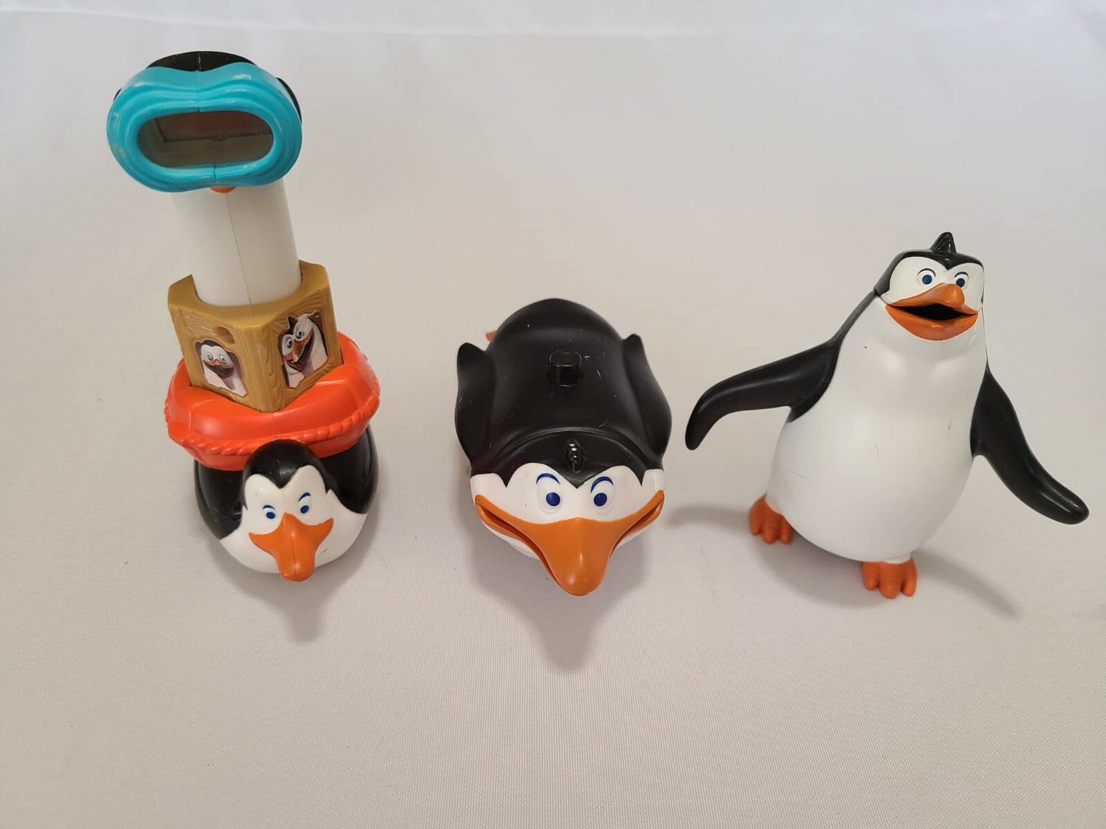 Set of 3 - 2010 McDonald's Happy Meal Penguins of Madagascar Toy ...