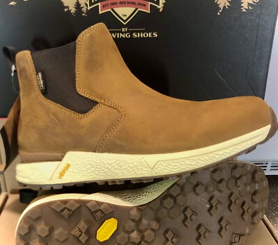 Irish Setter Chelsea work boot. 9D soft toe waterproof. gold nubuck. | eBay