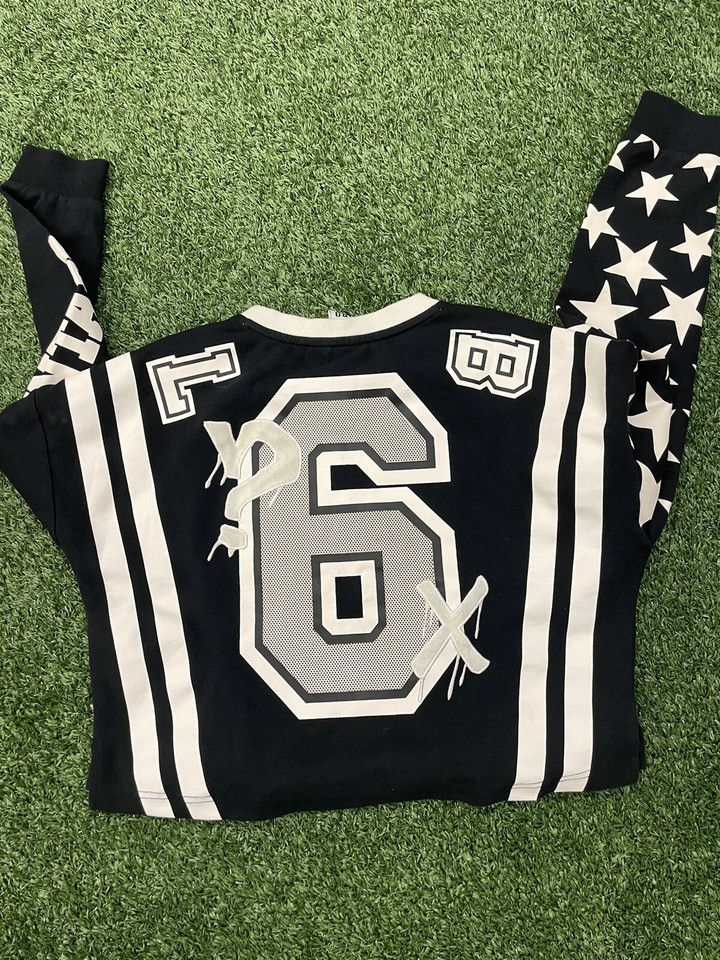 Lala Bobo Cosplay Long Sleeve Shirt Jersey Crop Top Black Jersey Sz M ...