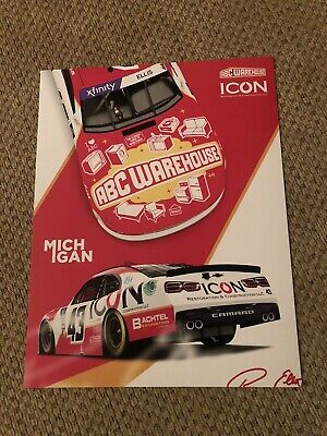 Nascar Xfinity Driver #43 Ryan Ellis ABC Warehouse 2024 Postcard | eBay