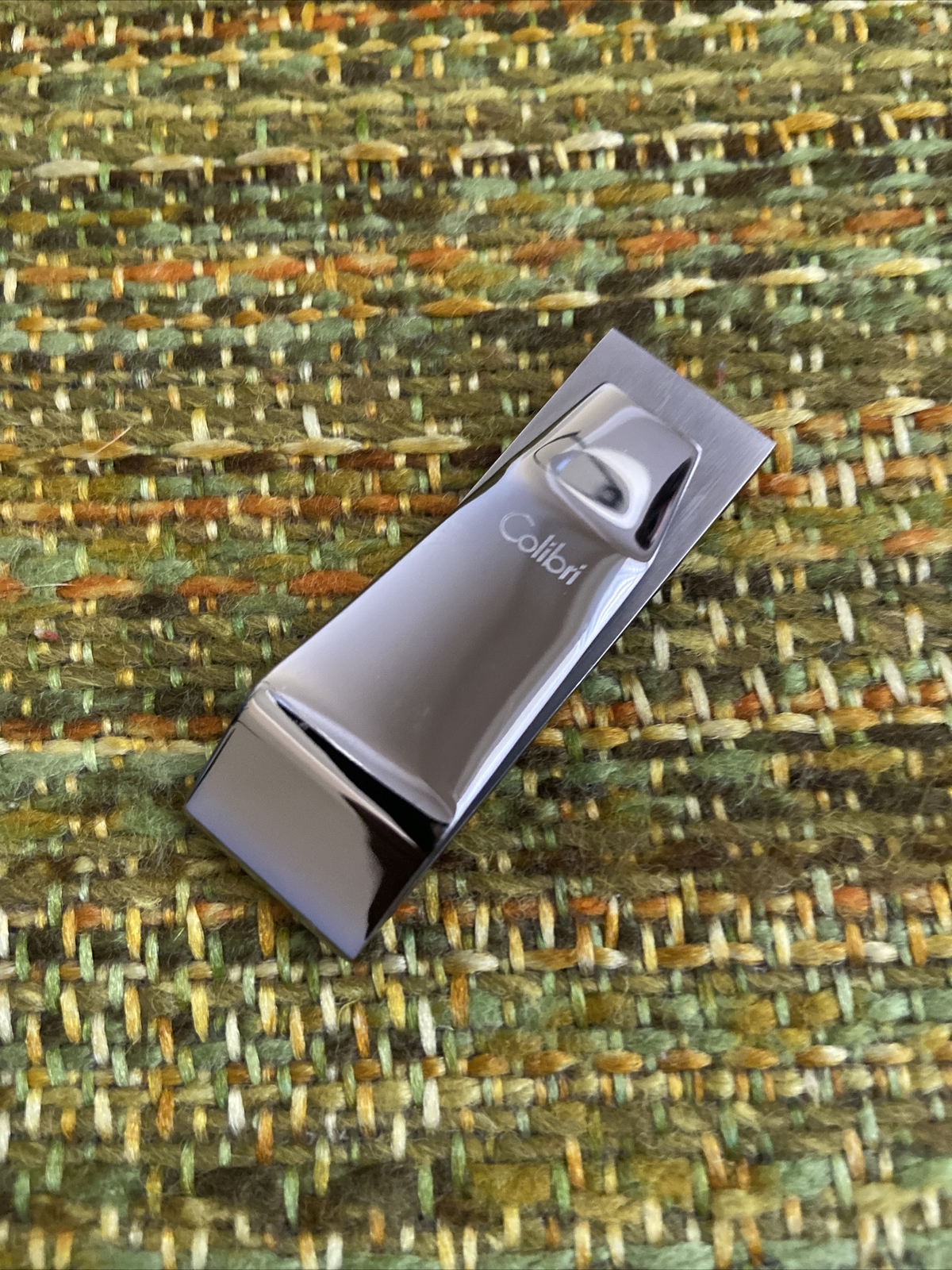 Colibri Luxury Money Clip Gun-Metal Stainless Steel - Gem