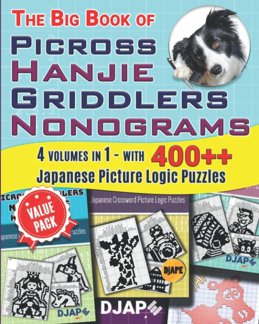 The Big Book of Picross Hanjie Griddlers Nonograms: 4 volumes in 1 ...