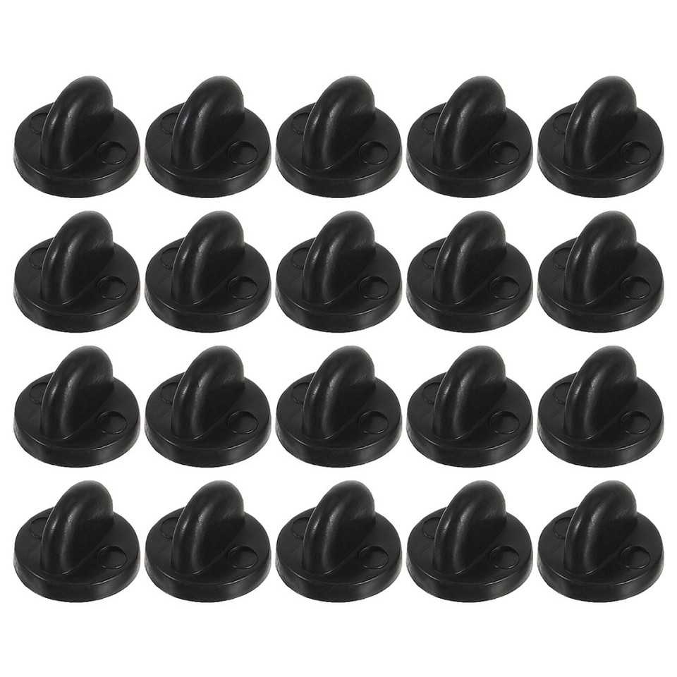 200Pcs PVC Brooch Backs Rubber Pin Backs for Lapel Pins Badge Making ...