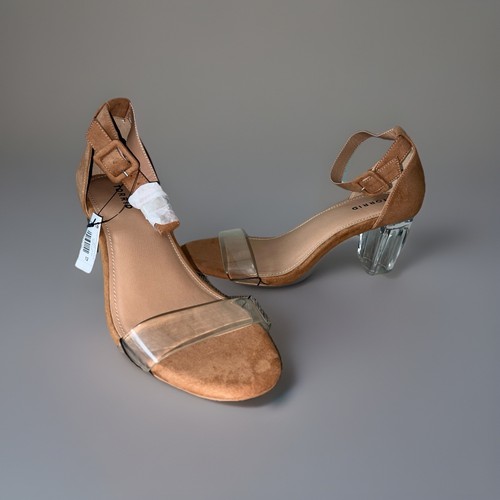 NWT Torrid Lucite Like Sandal W/Ankle Strap Size 12WW | eBay