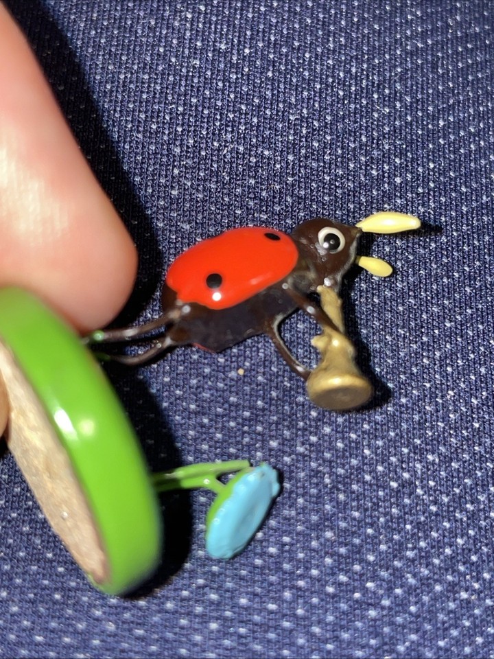 Original Erzgebirge Miniature Ladybug Orchestra Conductor Germany | eBay