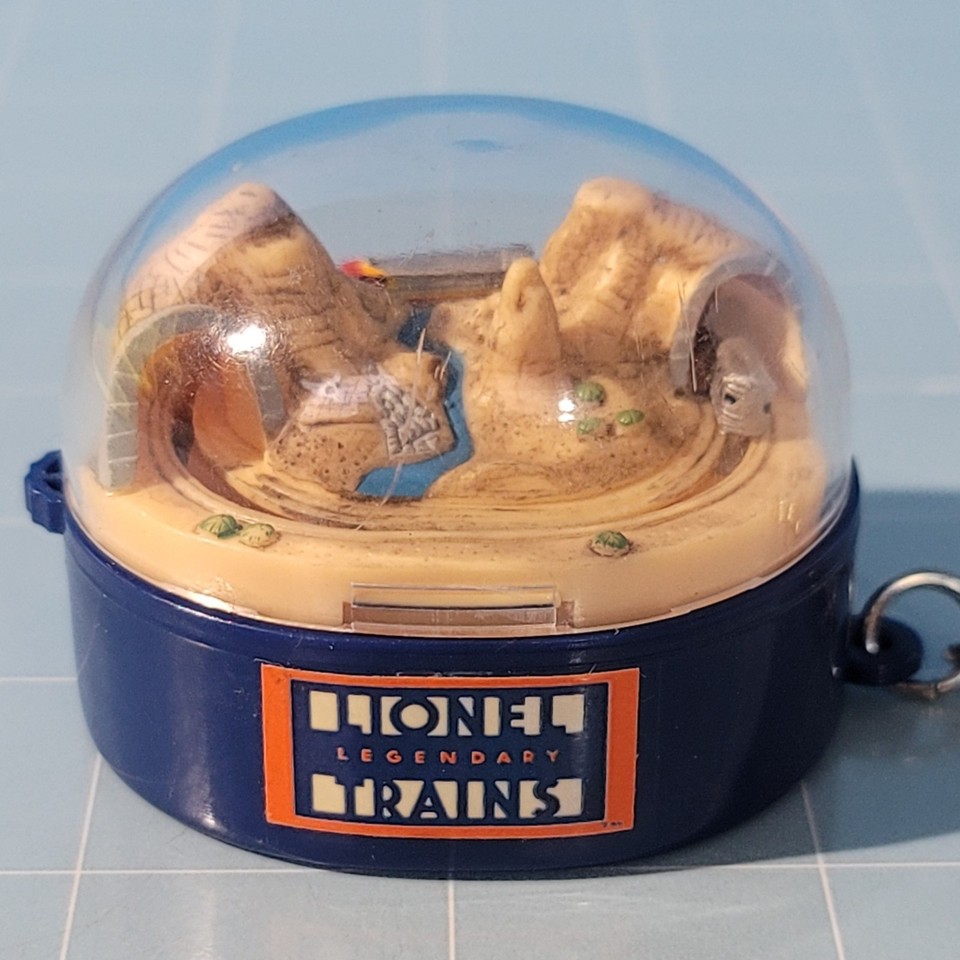 CB2: Lionel Trains Working Miniature Santa Fe Keychain (No Batteries ...
