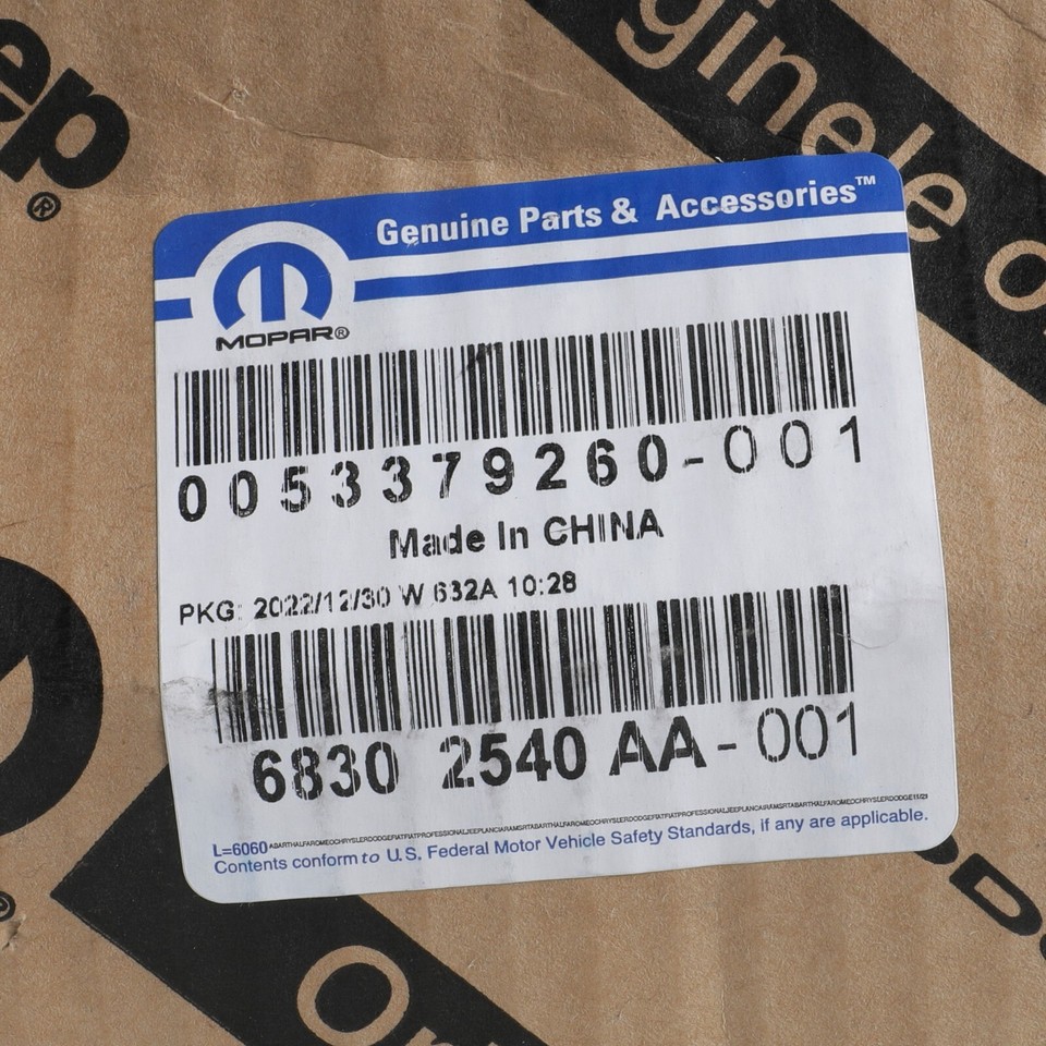 2017-2018 RAM 3500 TAILGATE BRAKE LAMP BAR ASSEMBLY MOPAR GENUINE ...