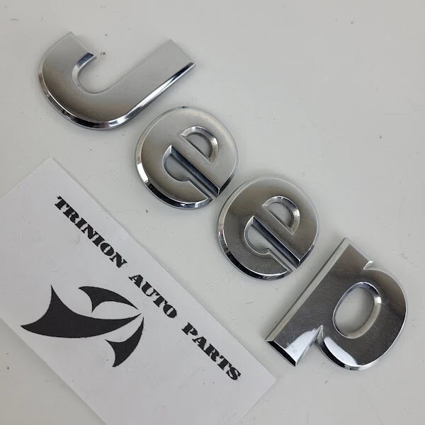 Mopar Chrome Jeep Badge Decal For 2005-2010 Grand Cherokee, 41% OFF