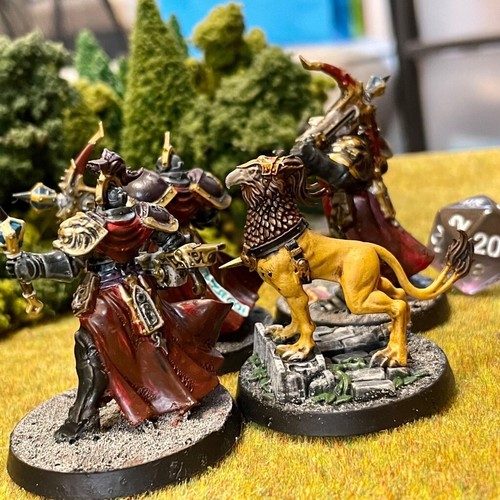 Stormcast Eternals Castigators Gryph-hound 4 Painted Models | eBay