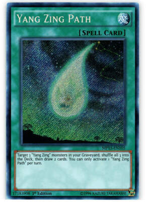 Yu-Gi-Oh! - Yang Zing Path (MP15-EN105) - 2015 Mega-Tins - Secret Rare ...