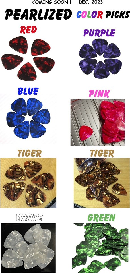 Guitar picks , Your Bands Name Custom ( Double Sided ) 12 Count FREE ...