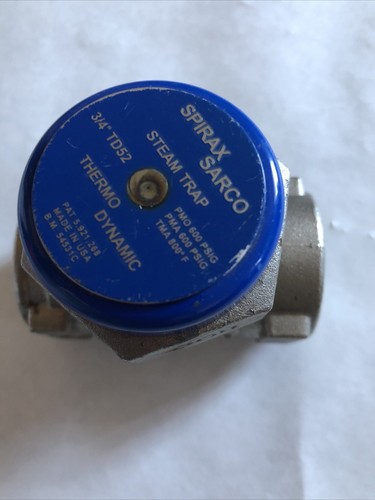 NEW 3/4 Spirax-Sarco TD52 Thermodynamic steam Trap COOL BLUE A743,CA40 ...