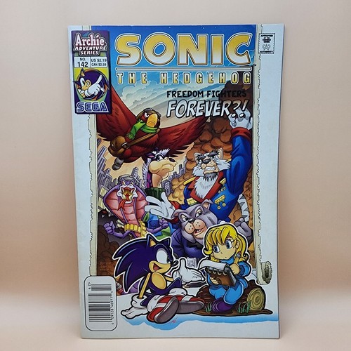 SONIC THE HEDGEHOG #142 (Archie 2005) LOW PRINT RUN Freedom Fighters ...