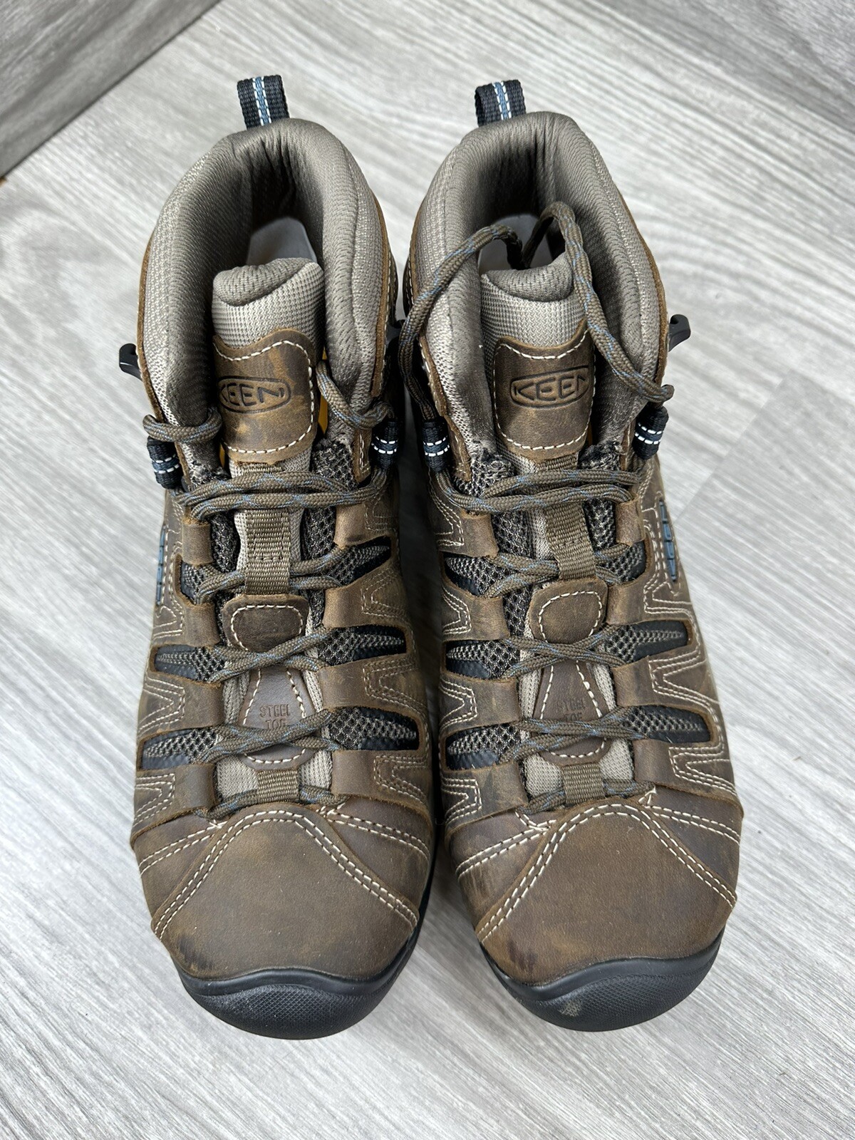 Men%27s+KEEN+Flint+Mid+Steel+Toe+Utility+Boot+1023237D+Cascade+Brown ...