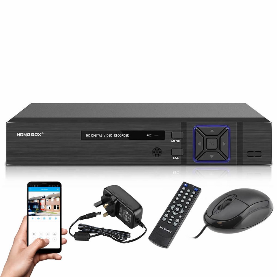 Smart CCTV DVR Recorder 4 8 16 Channel AHD 5MP 1080P Video HD VGA HDMI ...