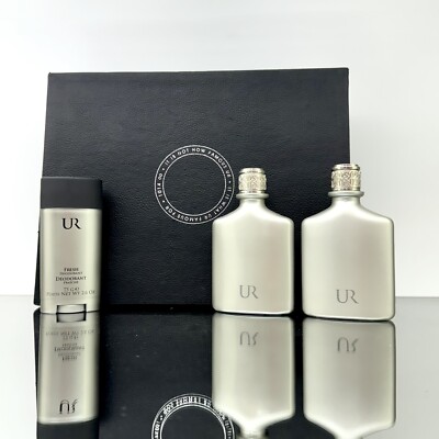 Usher UR 3pc Men SET 3.4oz EDT Spr + 3.4oz Refresh A/Shave Tonic +Deo ...