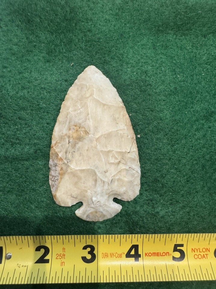 Native American Button Base Dovetail Arrowhead Point | eBay