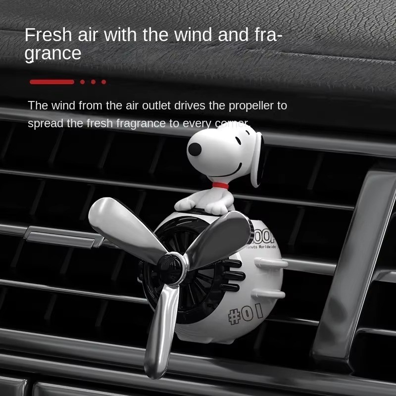 🚗 Snoopy Car Air Freshener – Cartoon Vent Mounted Purifier Gift ...