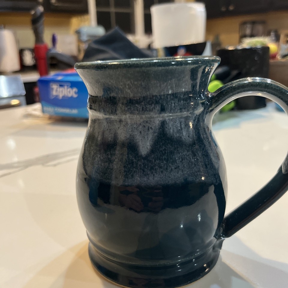 Pottery Maryland Renaissance Festival Mug Green Medieval Crown Beer ...