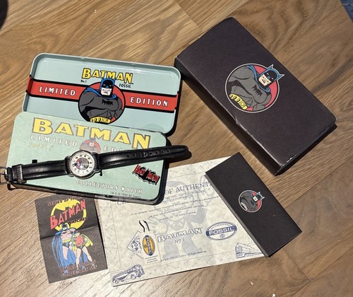 Batman No.1 Limited Edition Collectors Fossil Watch DC Comics 1994 | eBay