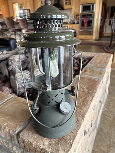 Vintage USA Army SMP Lantern Coleman 1983 one glass pane missing | eBay